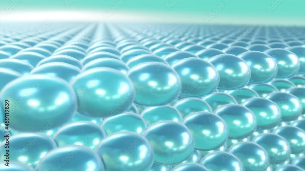 3D Animation skin layers reduce up saggy skin of the skin cell. Deep ...