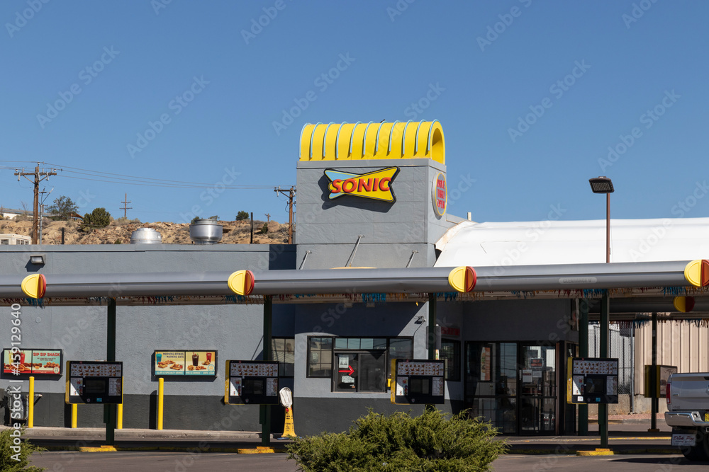 Sonic Drive-In Fast Food Location. Sonic is a Drive-In Restaurant Chain ...