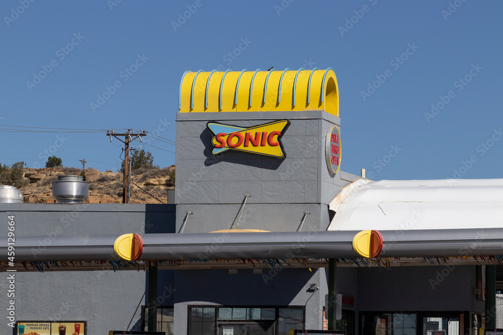 Sonic Drive-In Fast Food Location. Sonic is a Drive-In Restaurant Chain ...