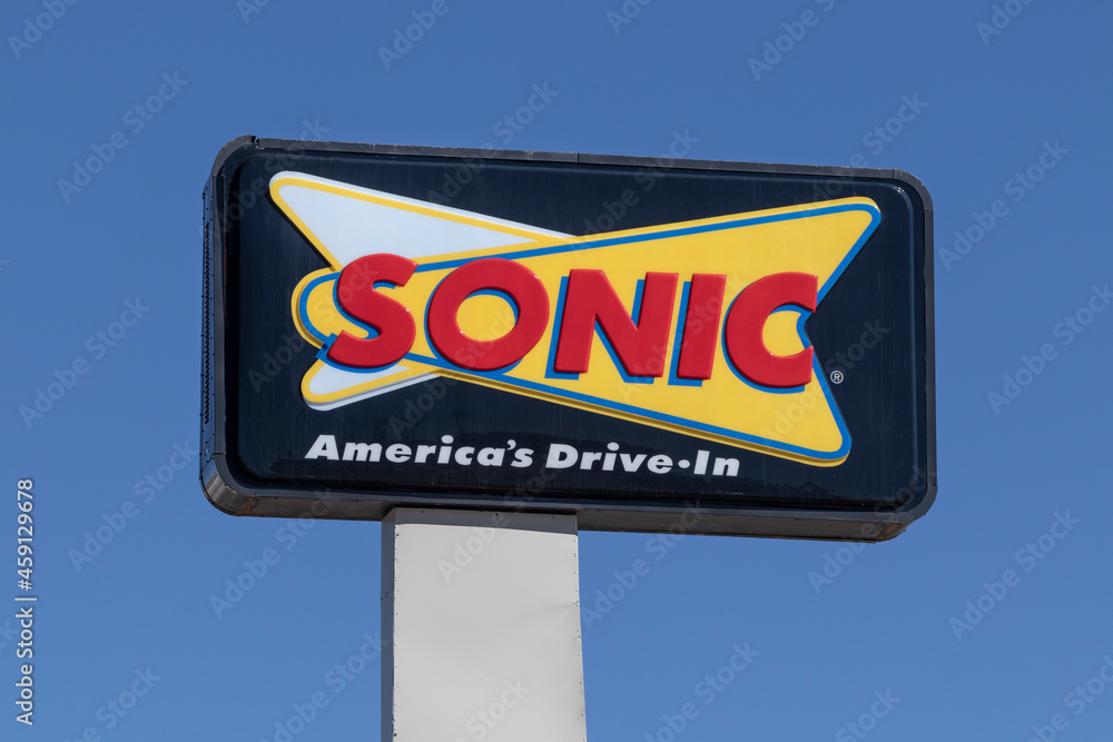 Sonic Drive-In Fast Food Location. Sonic is a Drive-In Restaurant Chain ...