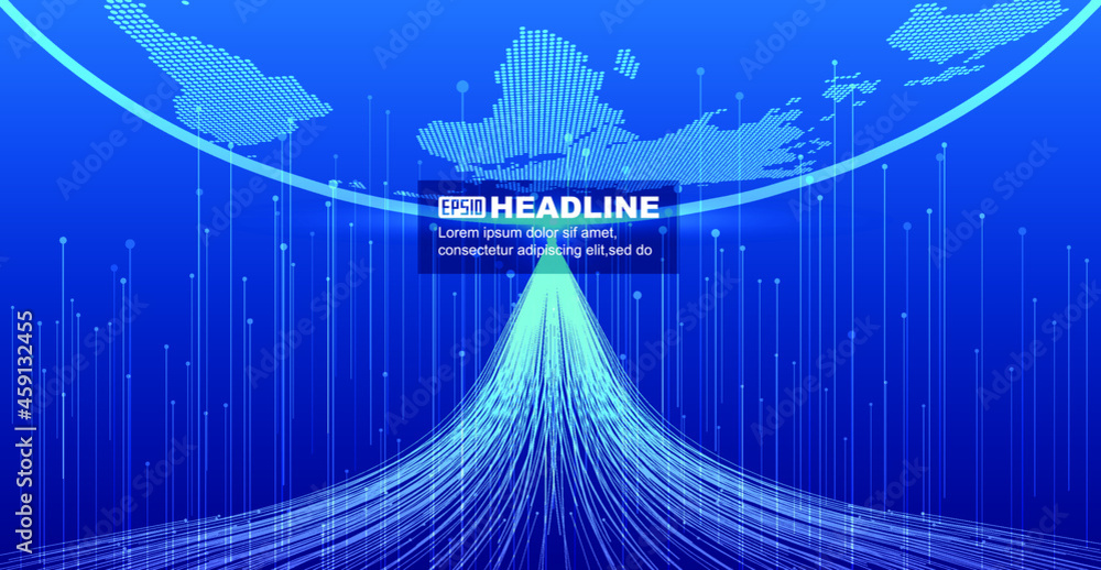 The upward extension of lines and digital earth implies globalization ...