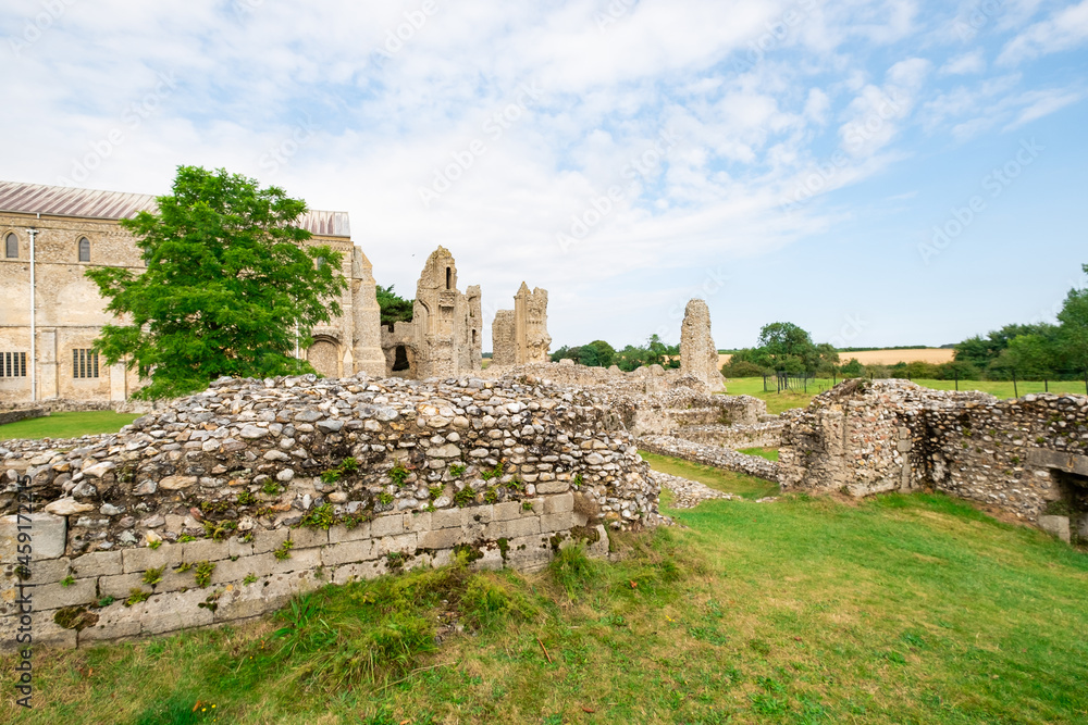 The stone and flint remains of a thirteenth century disused and ...