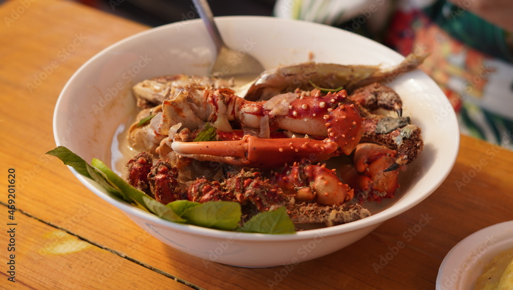 sopa marinera garifuna de roatan honduras, m'as conocida como machuca ...
