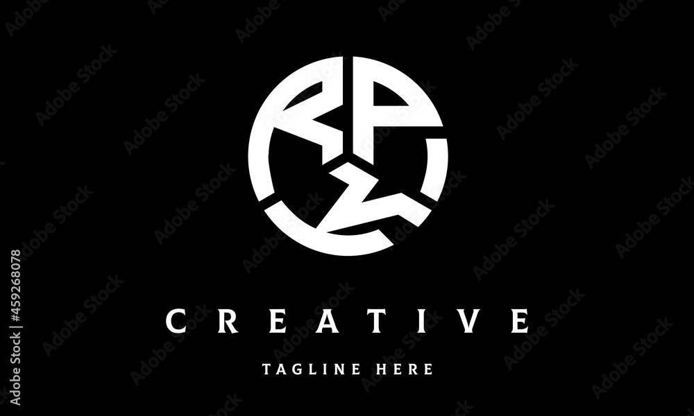 RPK circle three letter logo Stock Vector | Adobe Stock
