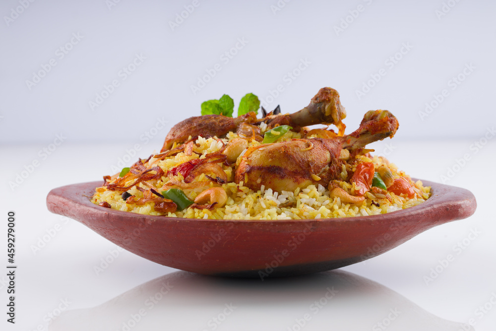 Chicken biryani , kerala style chicken dhum biriyani made using jeera ...