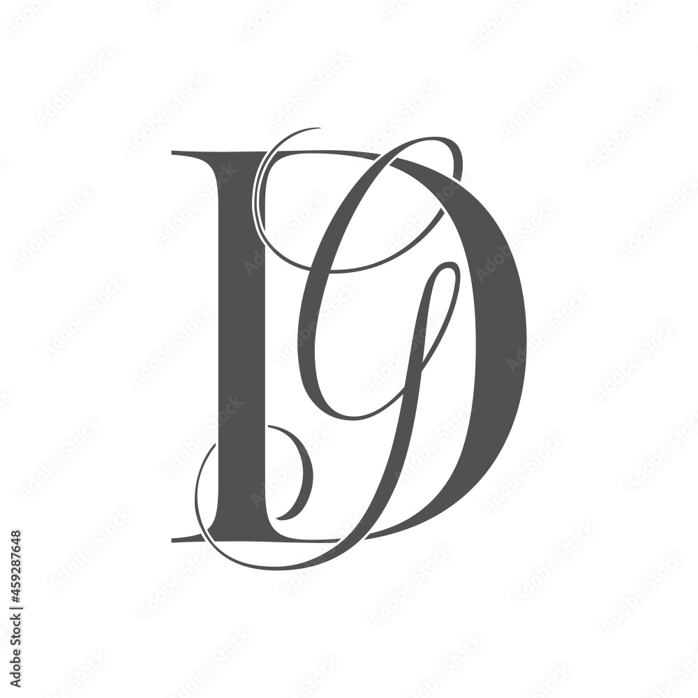 dg, gd, monogram logo. Calligraphic signature icon. Wedding Logo ... dg, gd, monogram logo. Calligraphic signature icon. Wedding Logo ...
