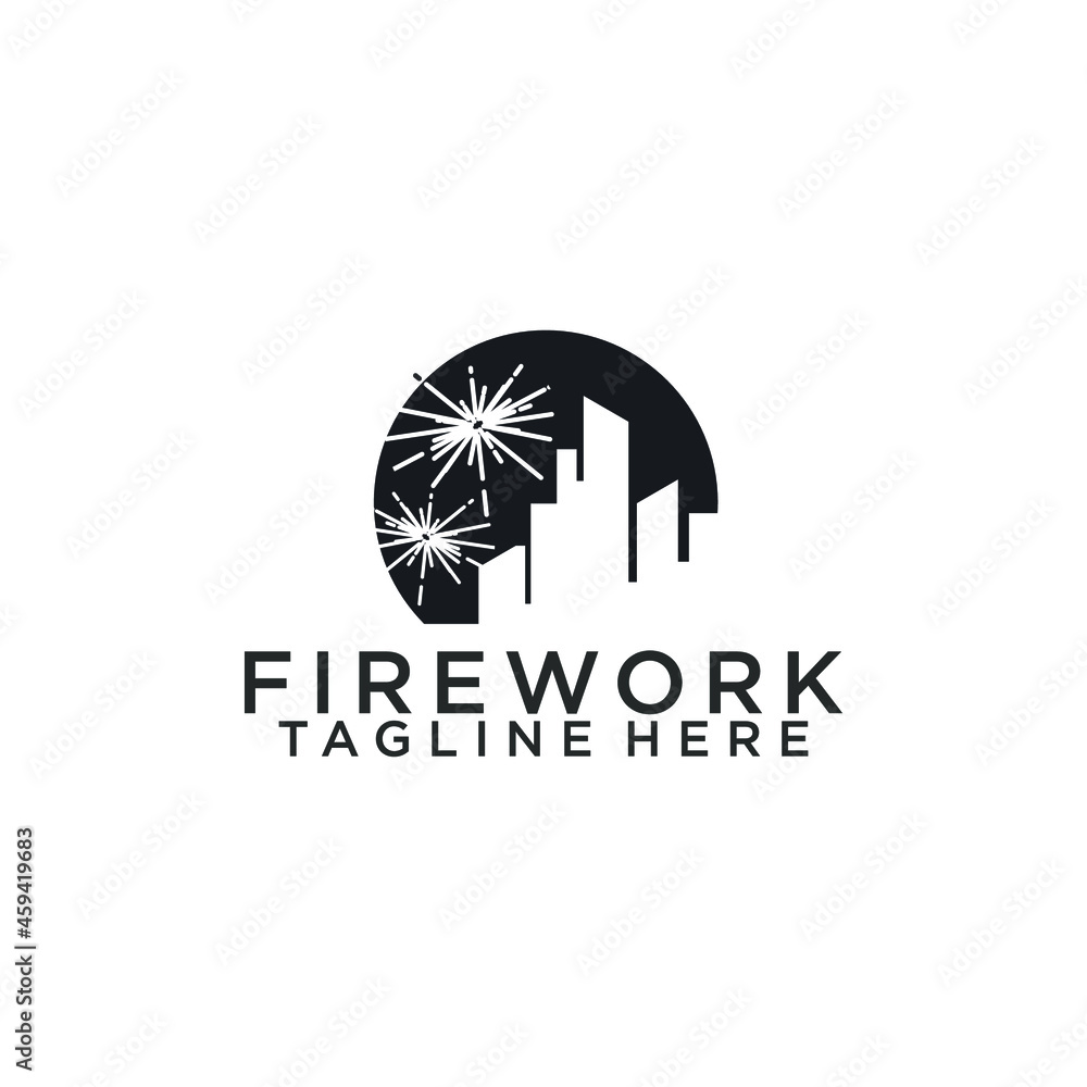 Firework logo inspiration. Firework logo concept vector Stock Vector ...