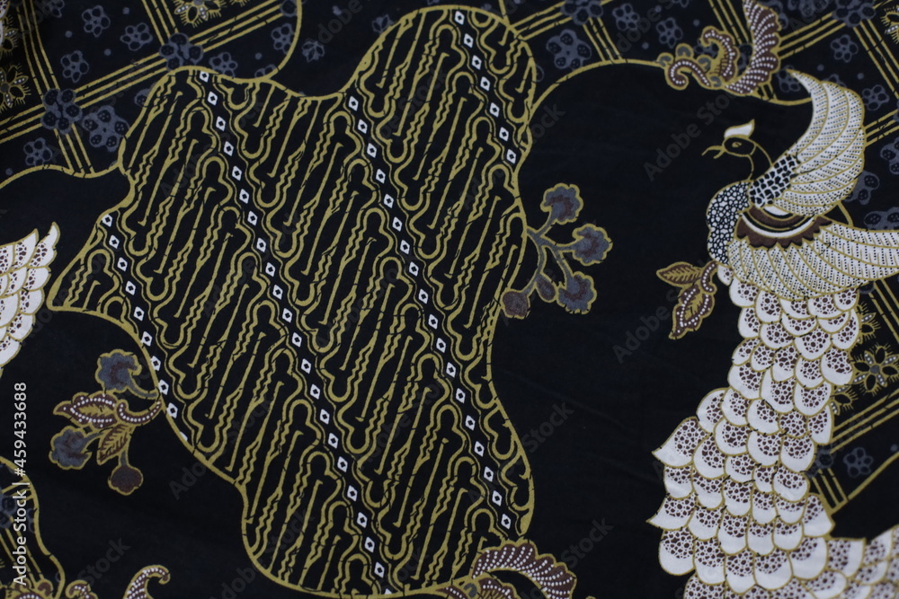 Floral Batik Indonesian: is a technique of wax-resist dyeing applied to ...