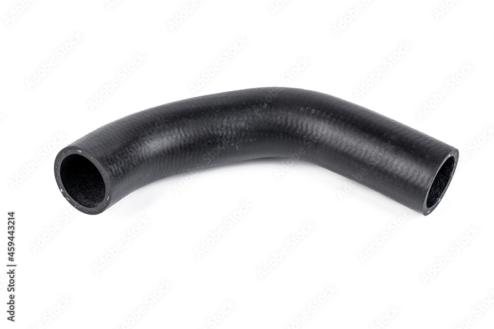 car radiator hose isolated on white background. car engine cooling hose ...
