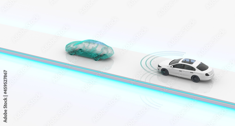 Driverless self driving, autonomous vehicle, autopilot vehicle with ...