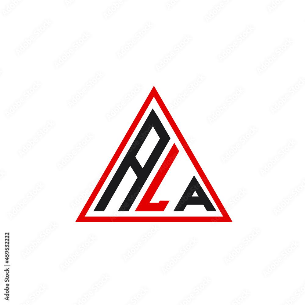 ALA letter logo design on white background. ALA creative initials ...