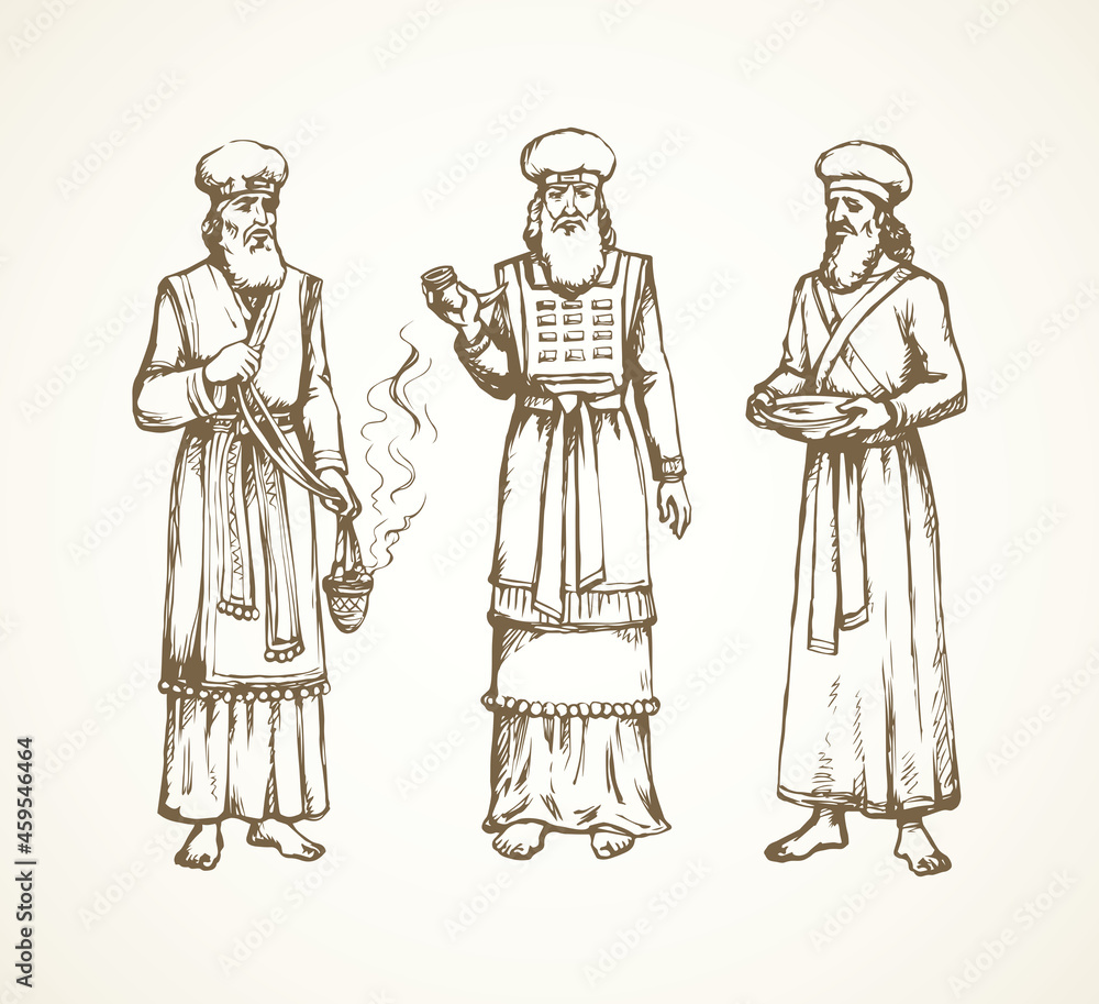 High Priest. Vector drawing Stock Vector | Adobe Stock