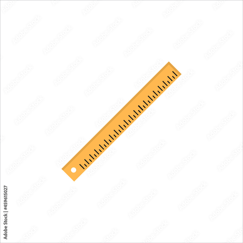 Ruler Image Icon vector Line on white background image for web ...
