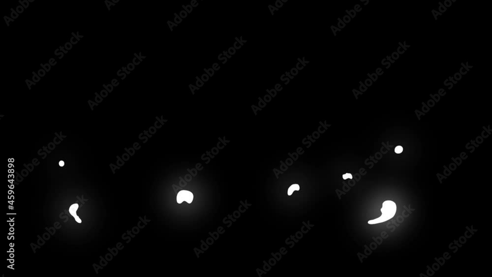 2D FX SMOKE Element motion graphic feature hand-drawn animation of ...