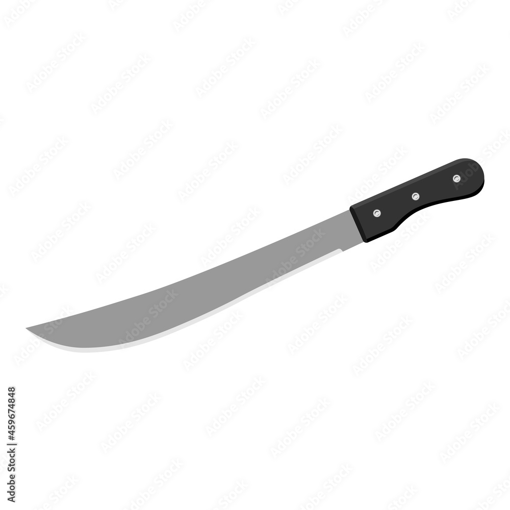 Machete vector isolated on white background Stock Vector | Adobe Stock