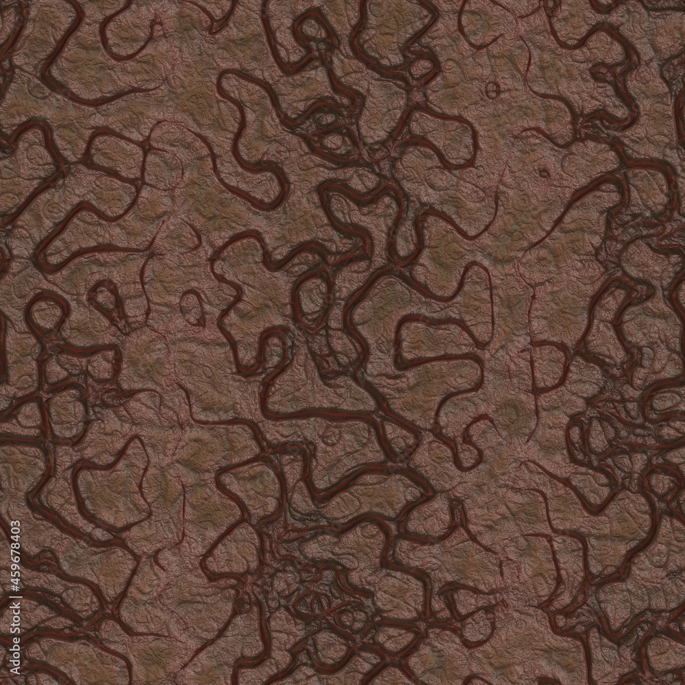 Creeping tendril veins 3D illustration seamless texture Stock ...