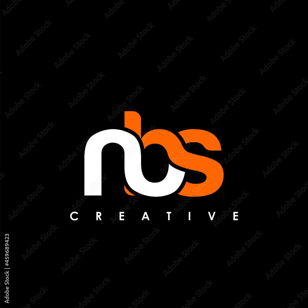 NBS Letter Initial Logo Design Template Vector Illustration Stock ...