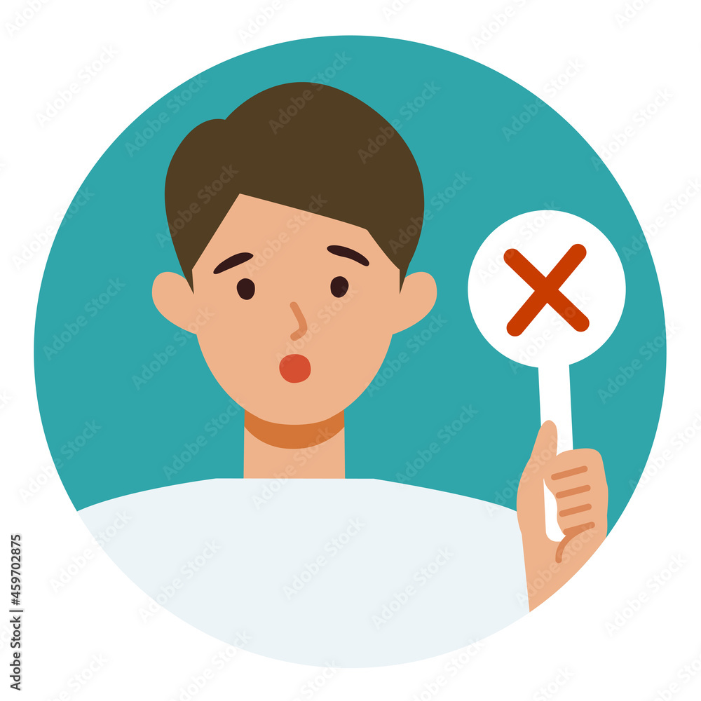 Man cartoon character. People face profiles avatars and icons. Close up ...