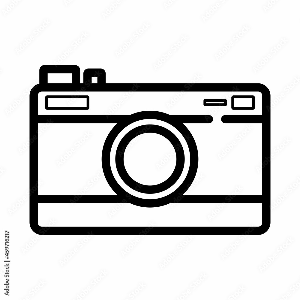 Old vintage camera icon. High quality and very suitable for your web ...