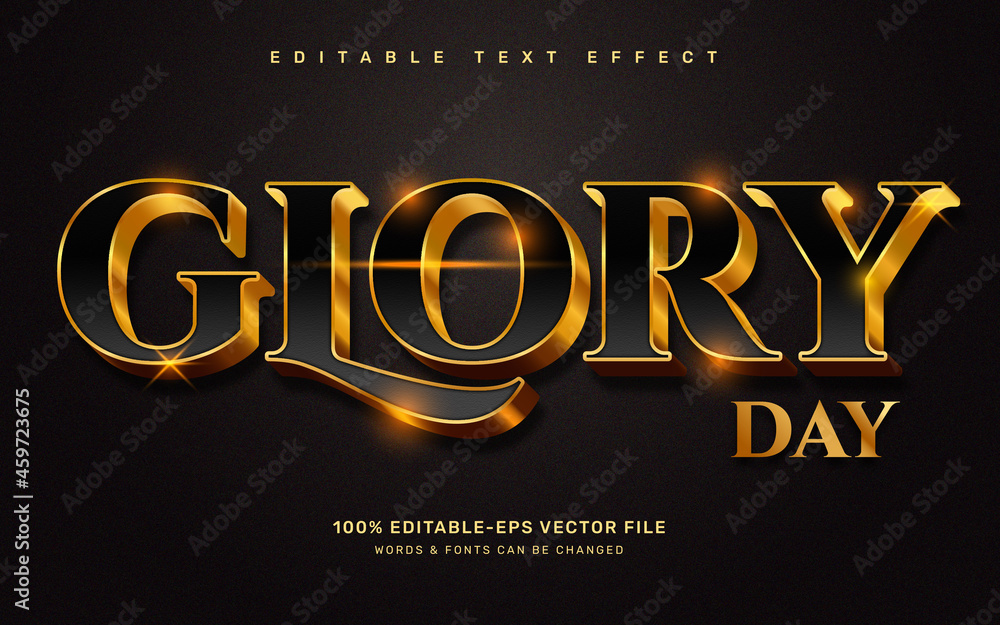 Gold Royal text effect Stock Vector | Adobe Stock