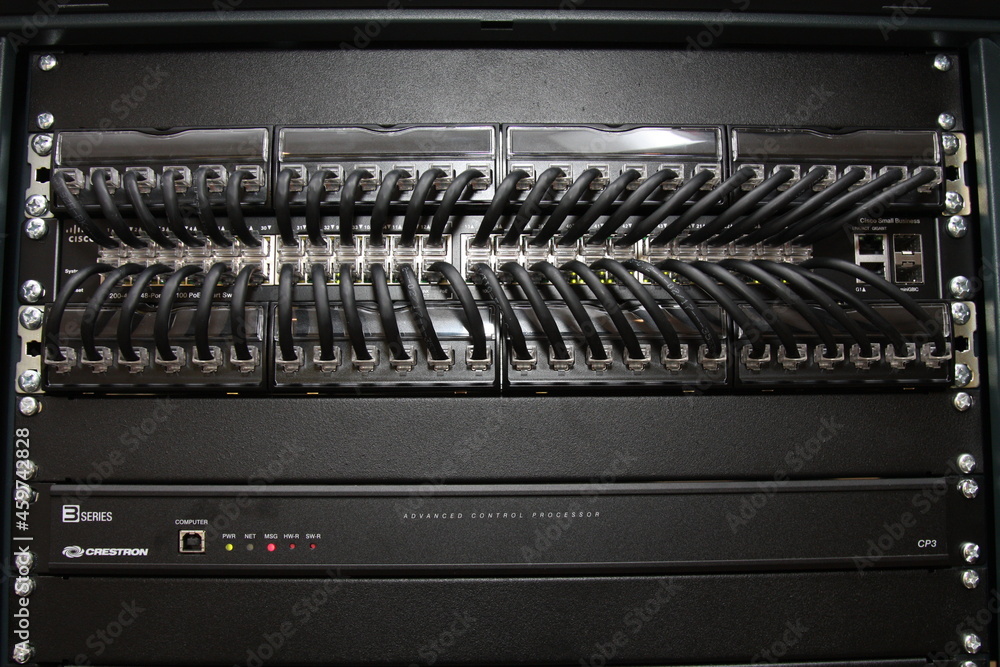 Connecting Cisco switches via patch panels using patch cords in a low ...