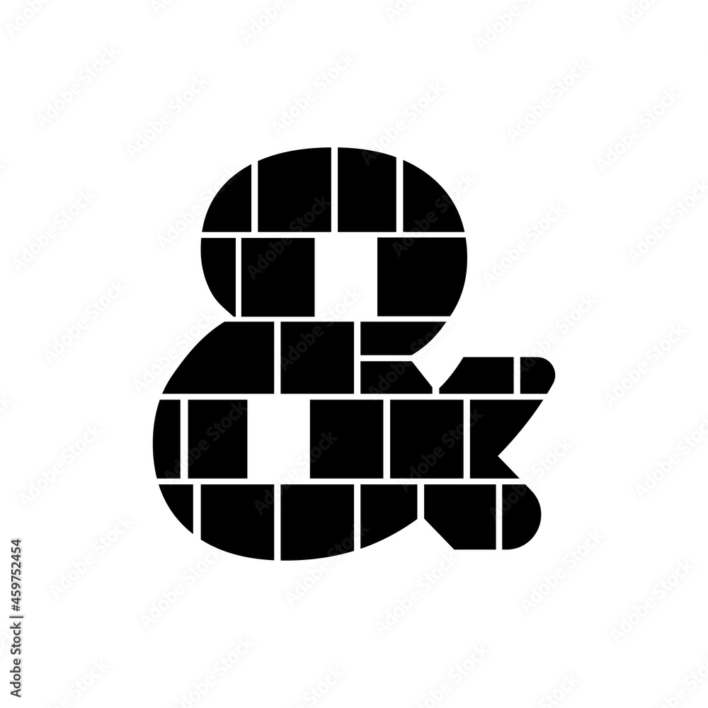 Letter and line mask area. Alphabet-letter photo collage frames ...