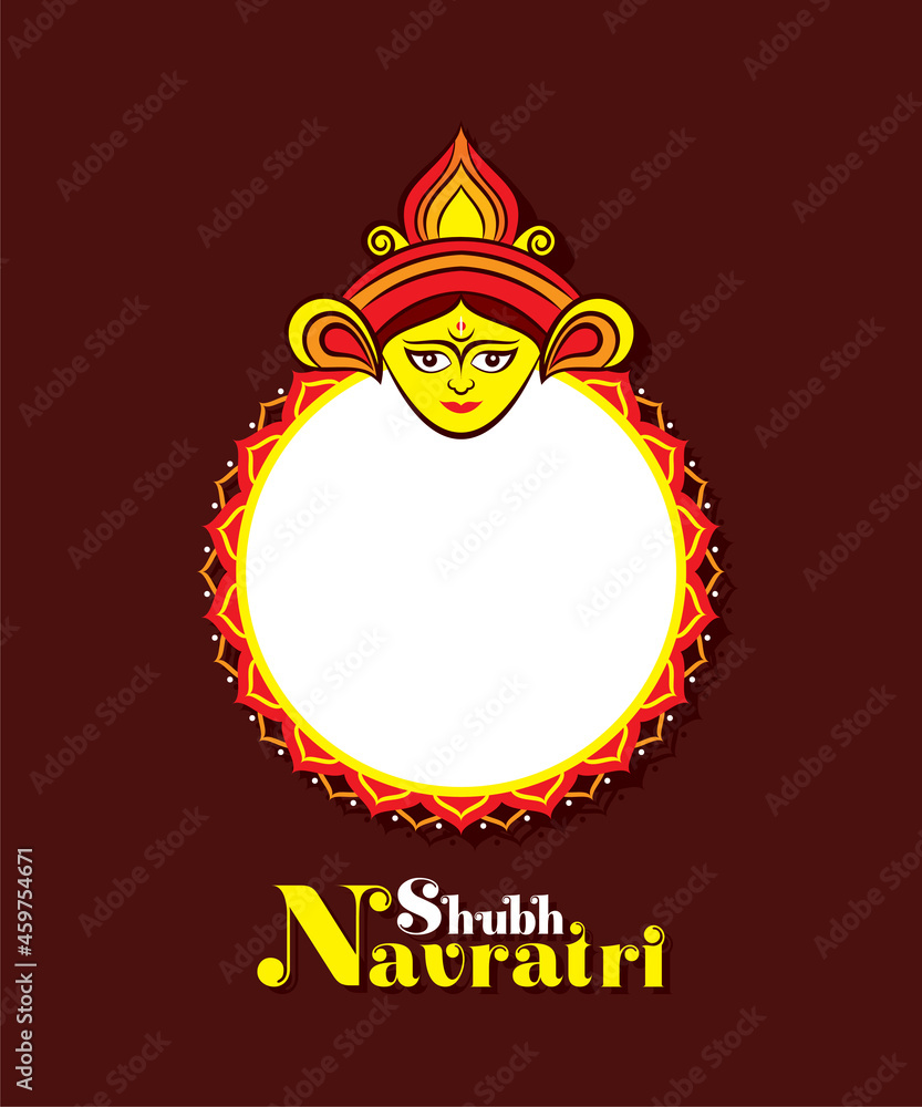 creative poster design for Shubh Navratri Stock Vector | Adobe Stock