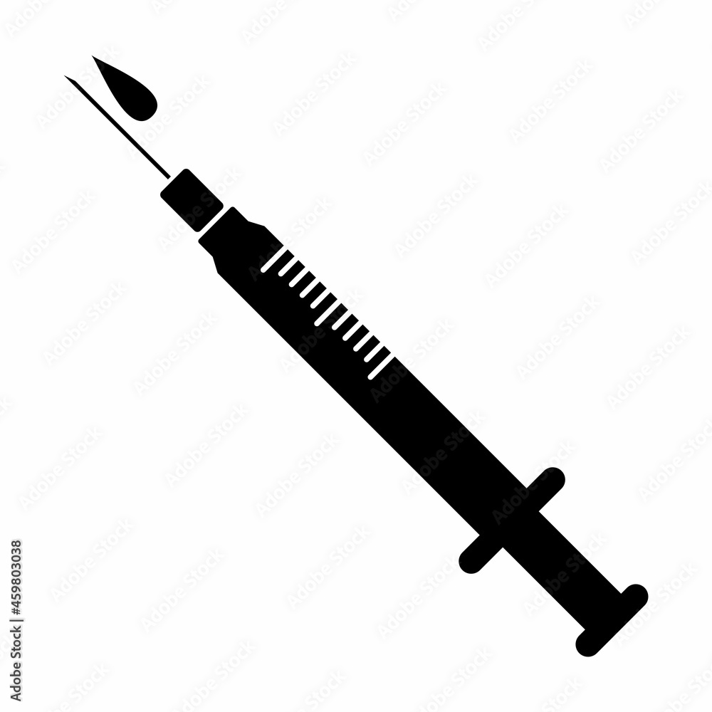 Syringe vector icon. High quality and suitable for your design, web ...