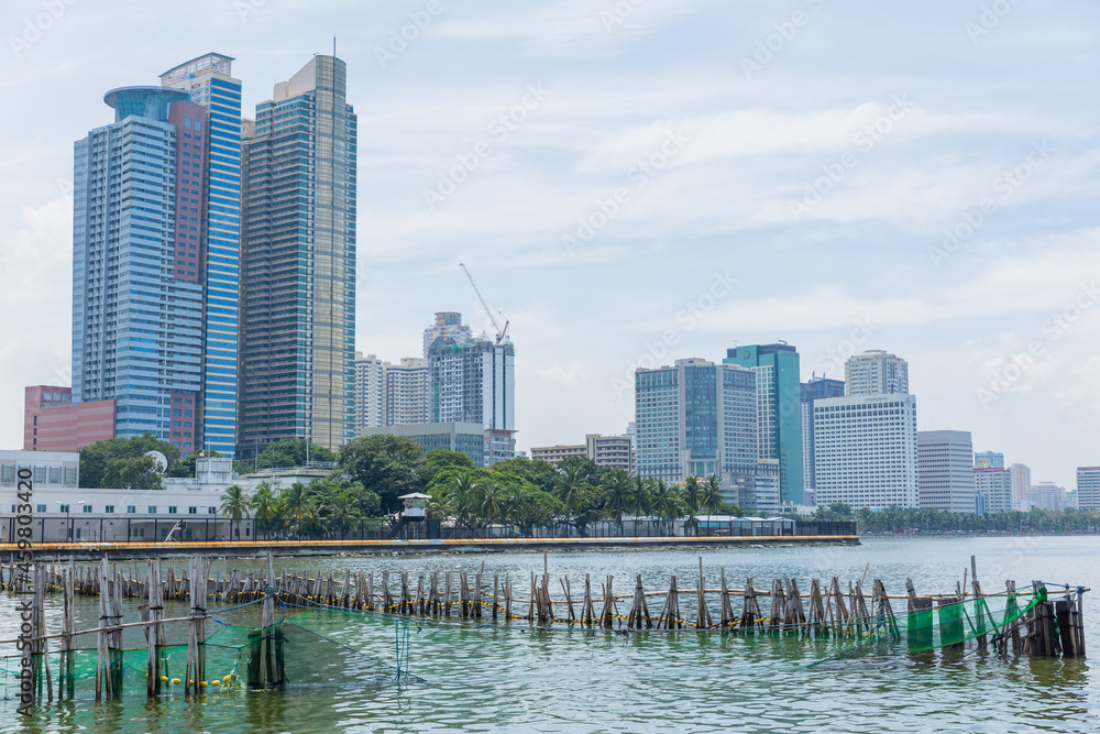 scenery of manila bay and city scape of malate where is the commercial ...