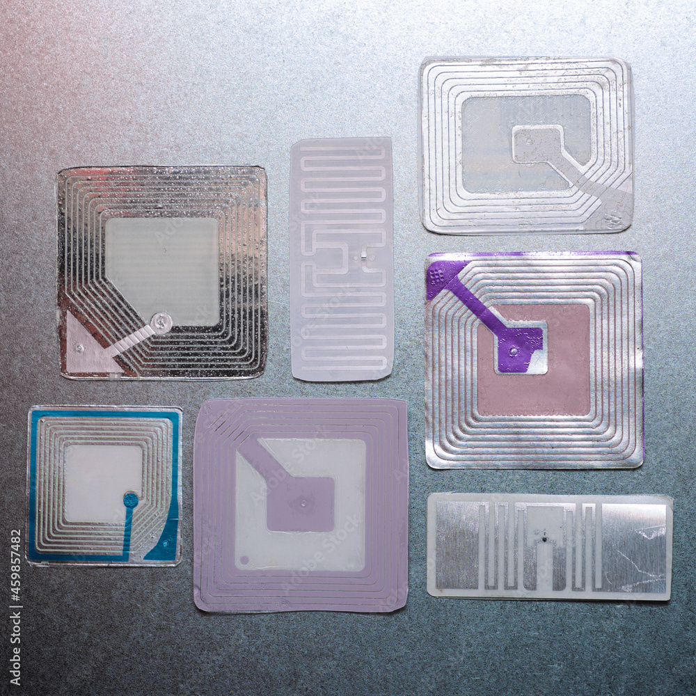 Rfid tags view Stock Photo | Adobe Stock