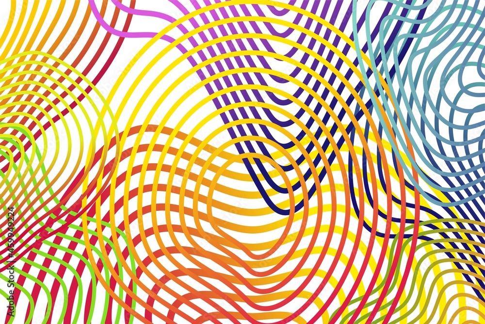 Vector graphic of multicolor lines abstract background. Texture with ...