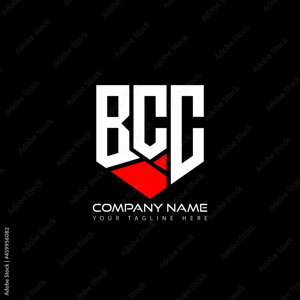 BCC letter logo design on white background. BCC creative initials ...