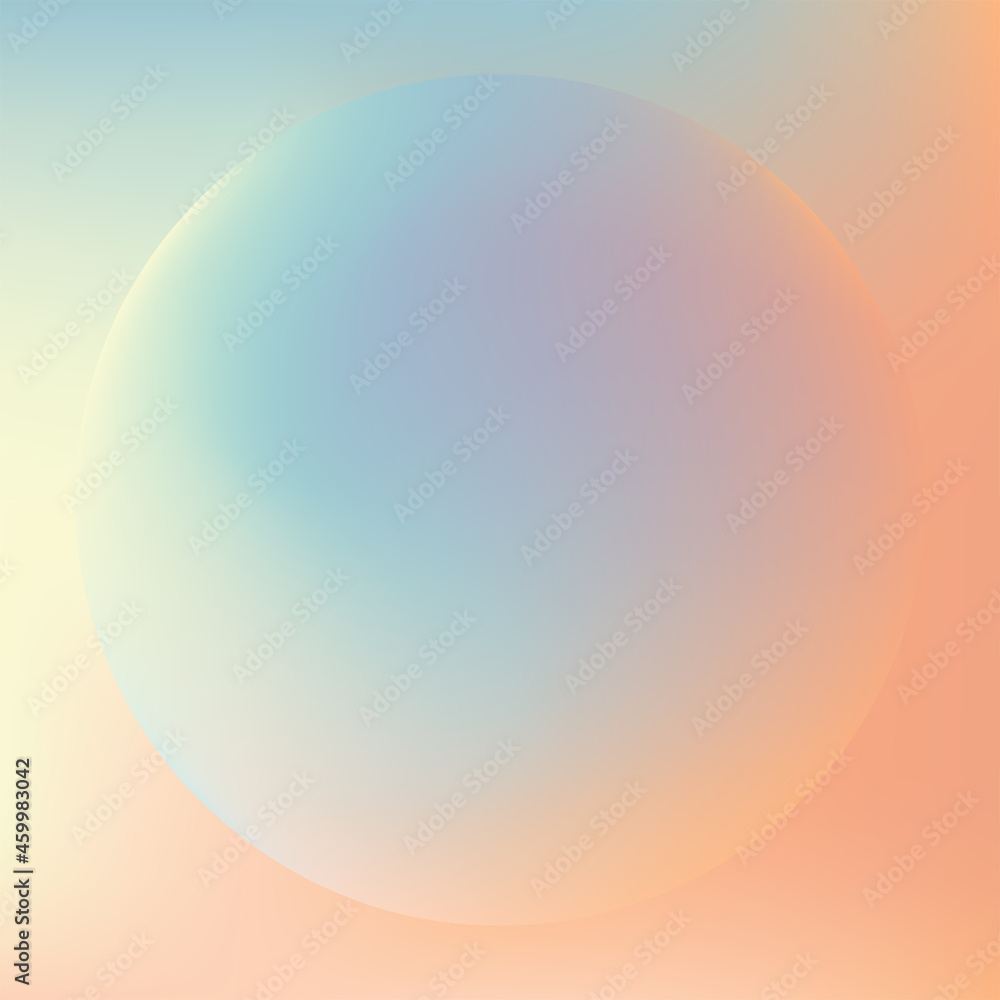 Vibrant holographic fluid gradients in pastel colors. Creative layout ...