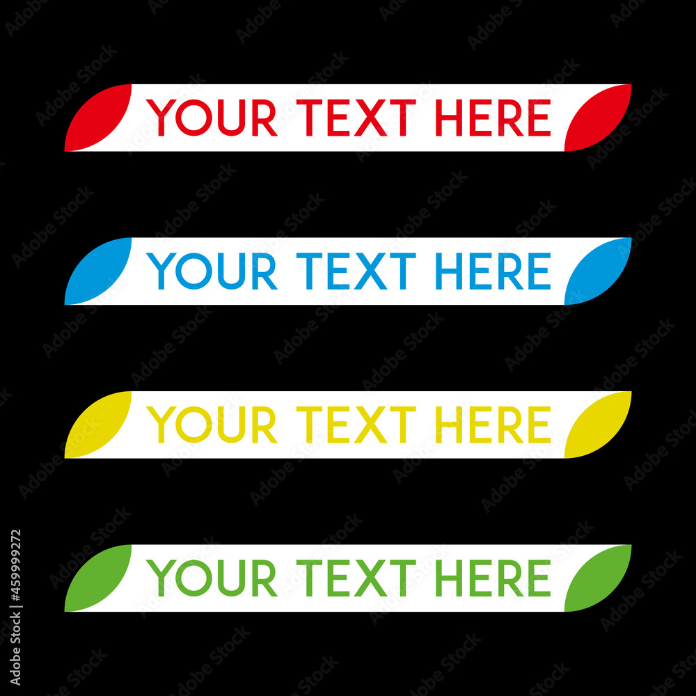 banner set, text box, title box, speech text, speech title, frame text ...