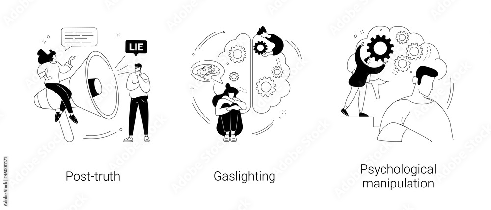Social engineering abstract concept vector illustrations. Stock Vector ...