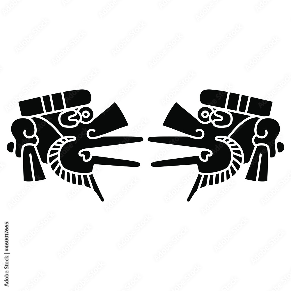 White Aztec God