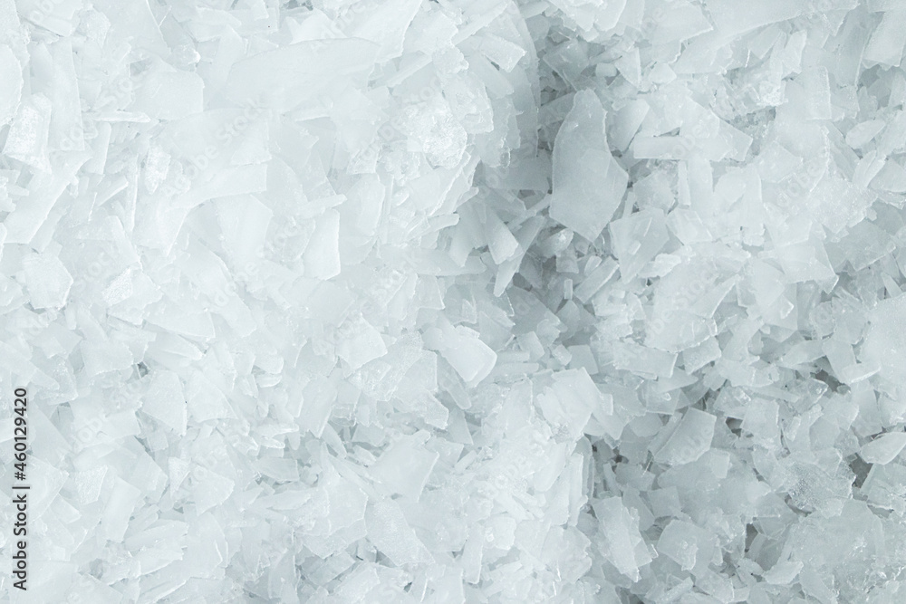 Flake ice texture, top view, dry ice Stock Photo | Adobe Stock