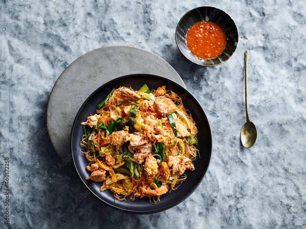 Suki with chicken glass noodle Stock Photo | Adobe Stock