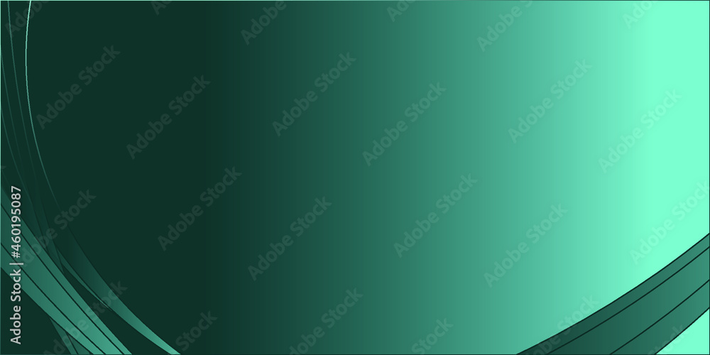 Abstract Green Background With Lines Stock Vector | Adobe Stock