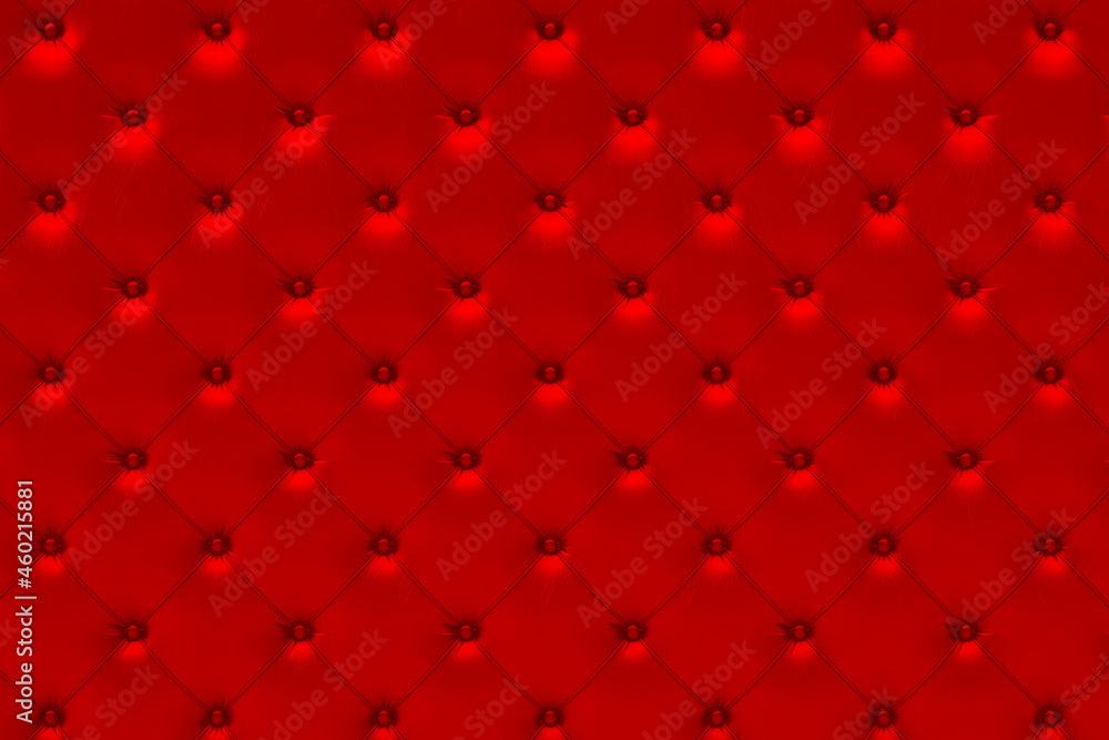 Abstract red upholstery background for design. Red leather upholstery ...
