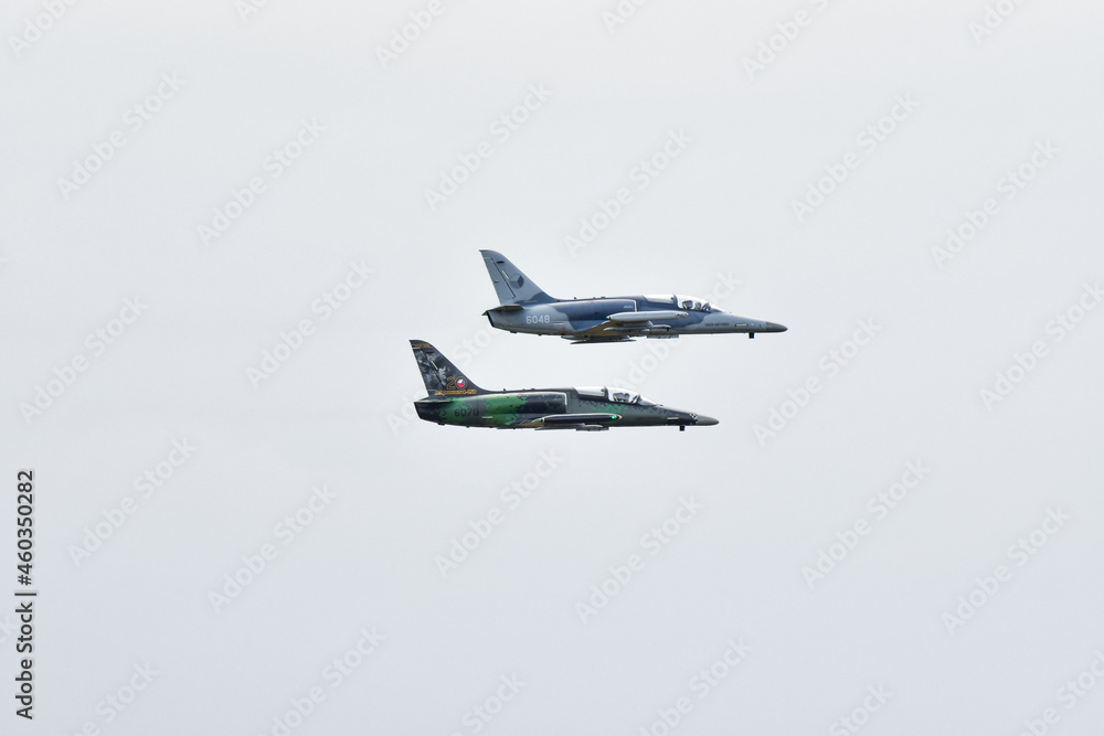 NATO DAYS, OSTRAVA, Czech republic-September, 18,2021: Aero L-159 Alca ...