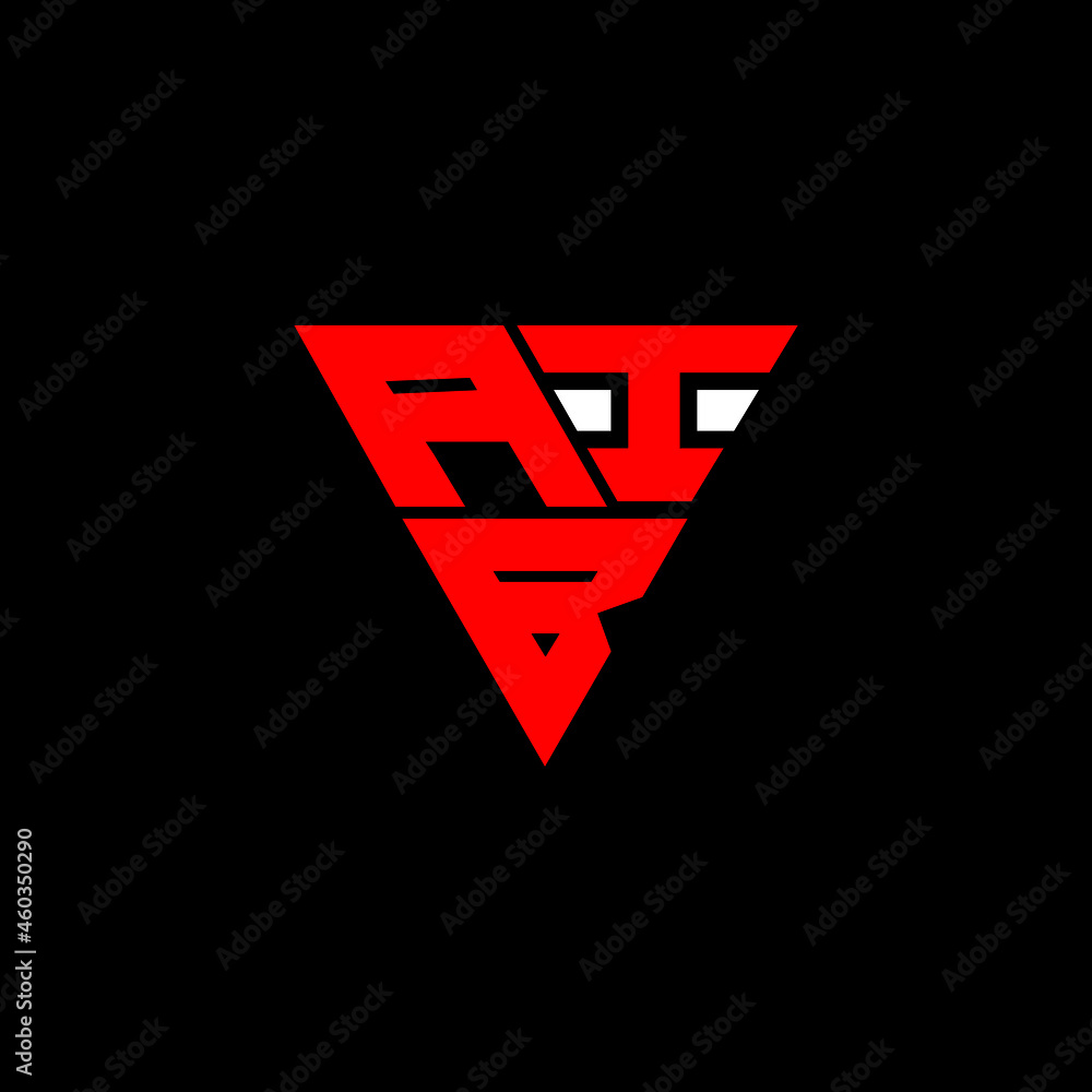 AIB letter logo design on black background. AIB creative initials ...