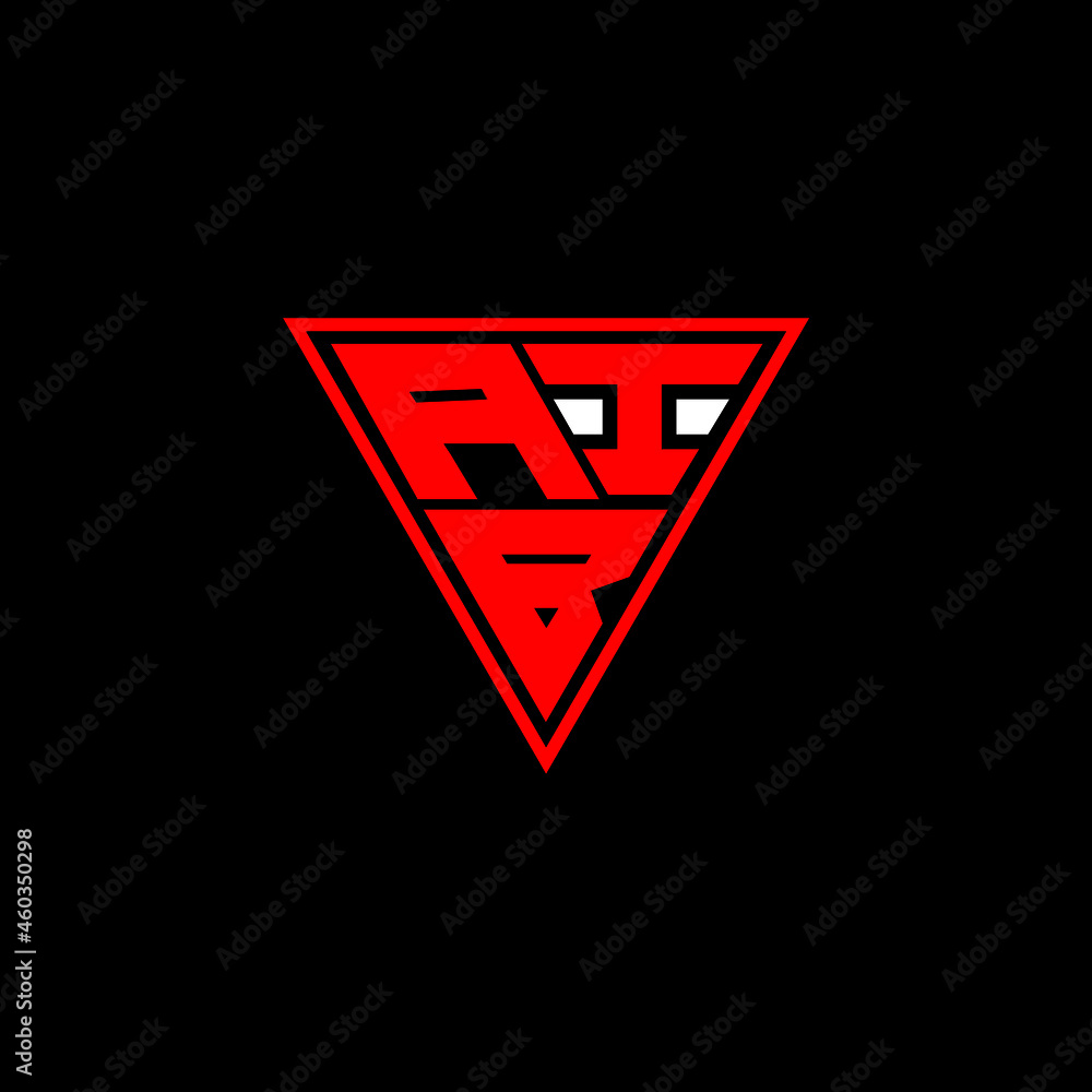 AIB letter logo design on black background. AIB creative initials ...