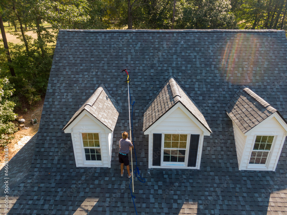 Random Roof Inspection Photos With Drone Stock Photo | Adobe Stock