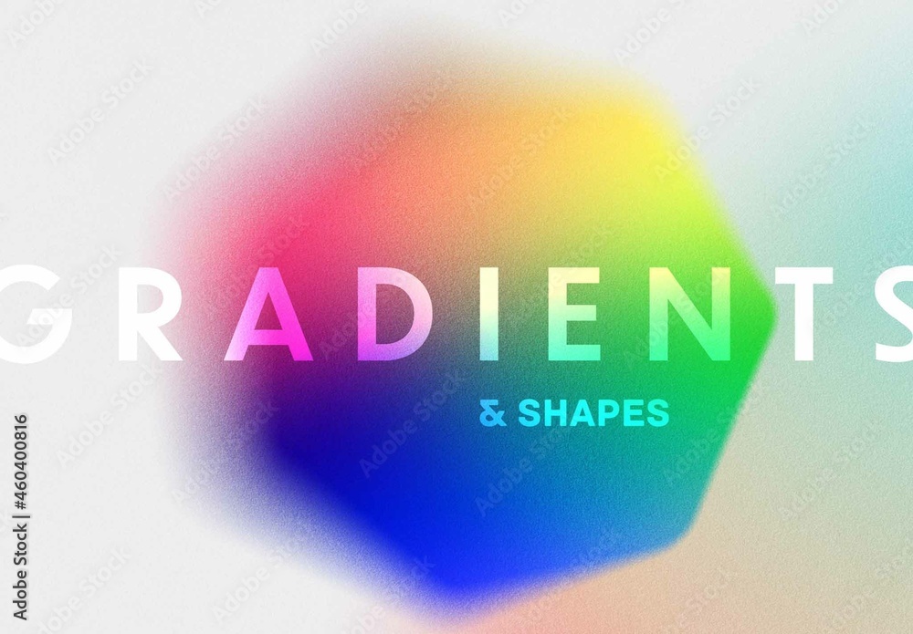 Abstract Gradient Textures and Shapes Stock Template | Adobe Stock
