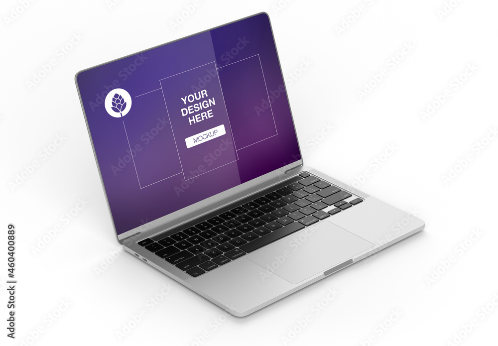 Laptop Computer Mockup Stock Template | Adobe Stock
