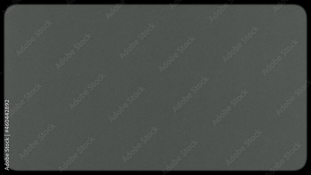 Retro TV with interference and flickering. Vintage TV screen recording ...
