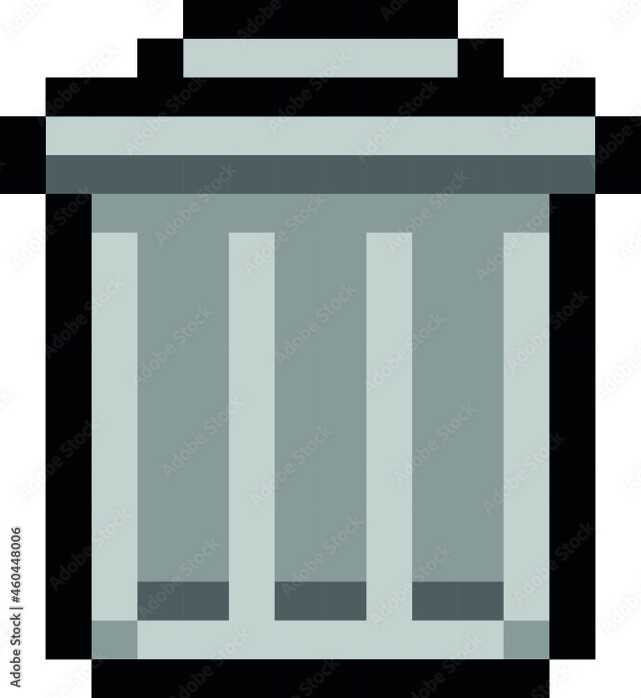 Reduce reuse recycle sign pixel art. vector illustration. Stock Vector ...