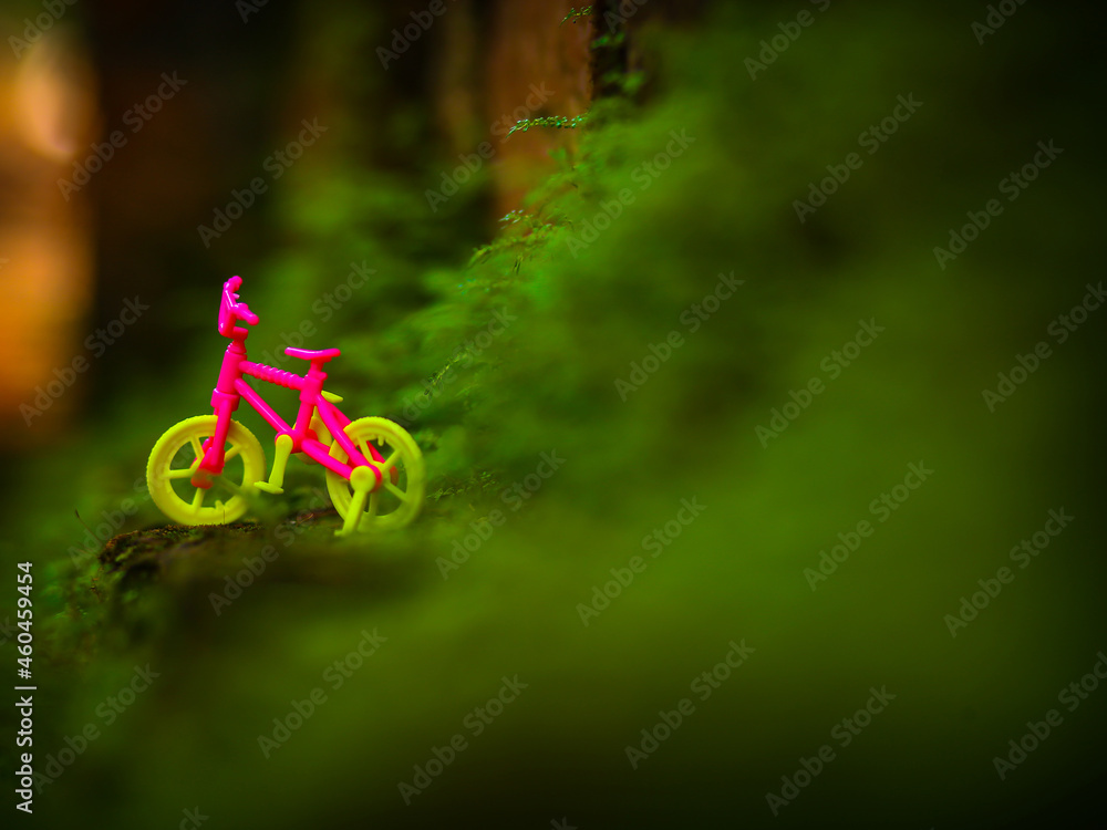 Miniature model bicycle Stock Photo | Adobe Stock
