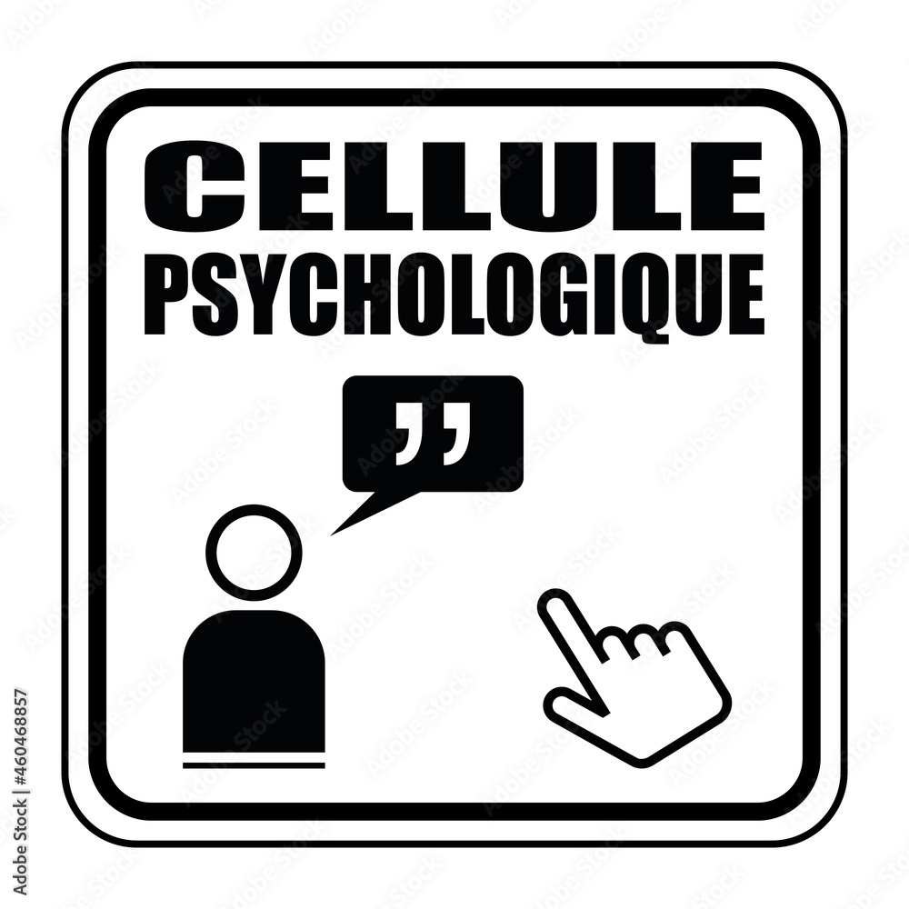 Logo cellule psychologique. Stock Vector | Adobe Stock